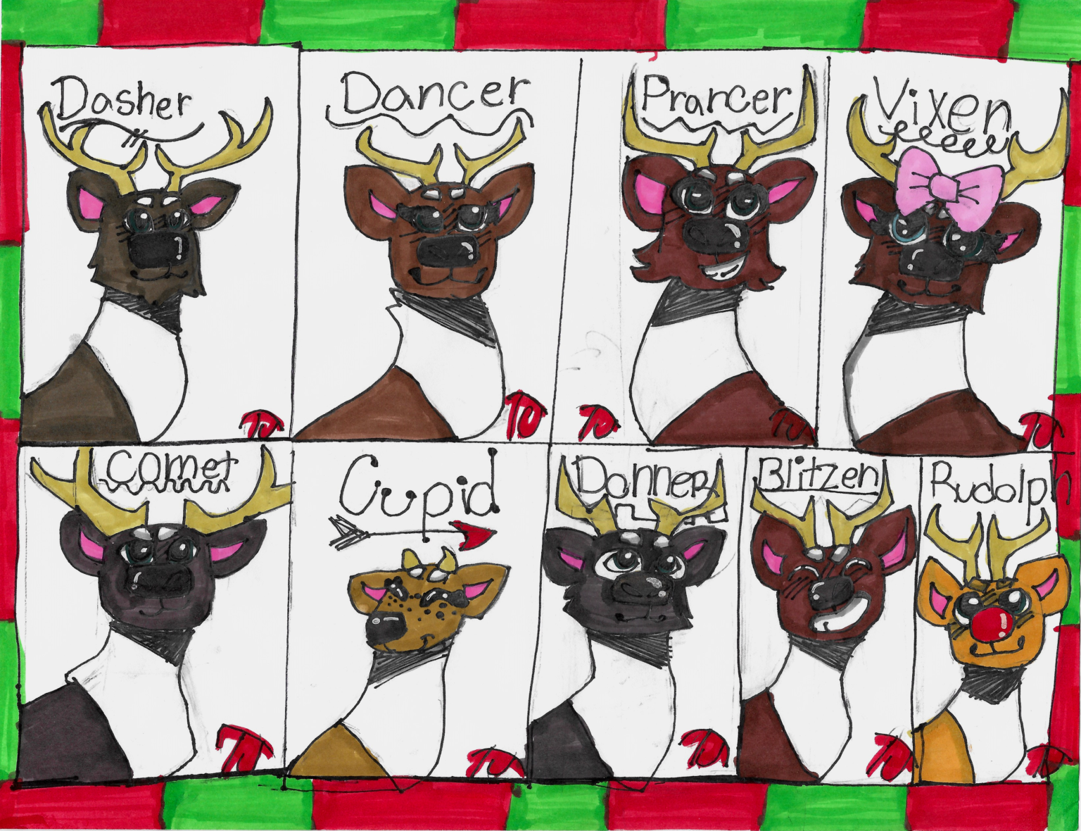 Santa's Reindeer | SantaUpdate.com