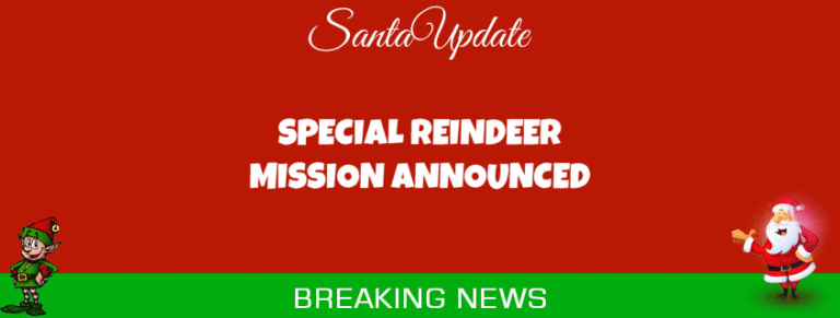 Special Reindeer Mission Announced